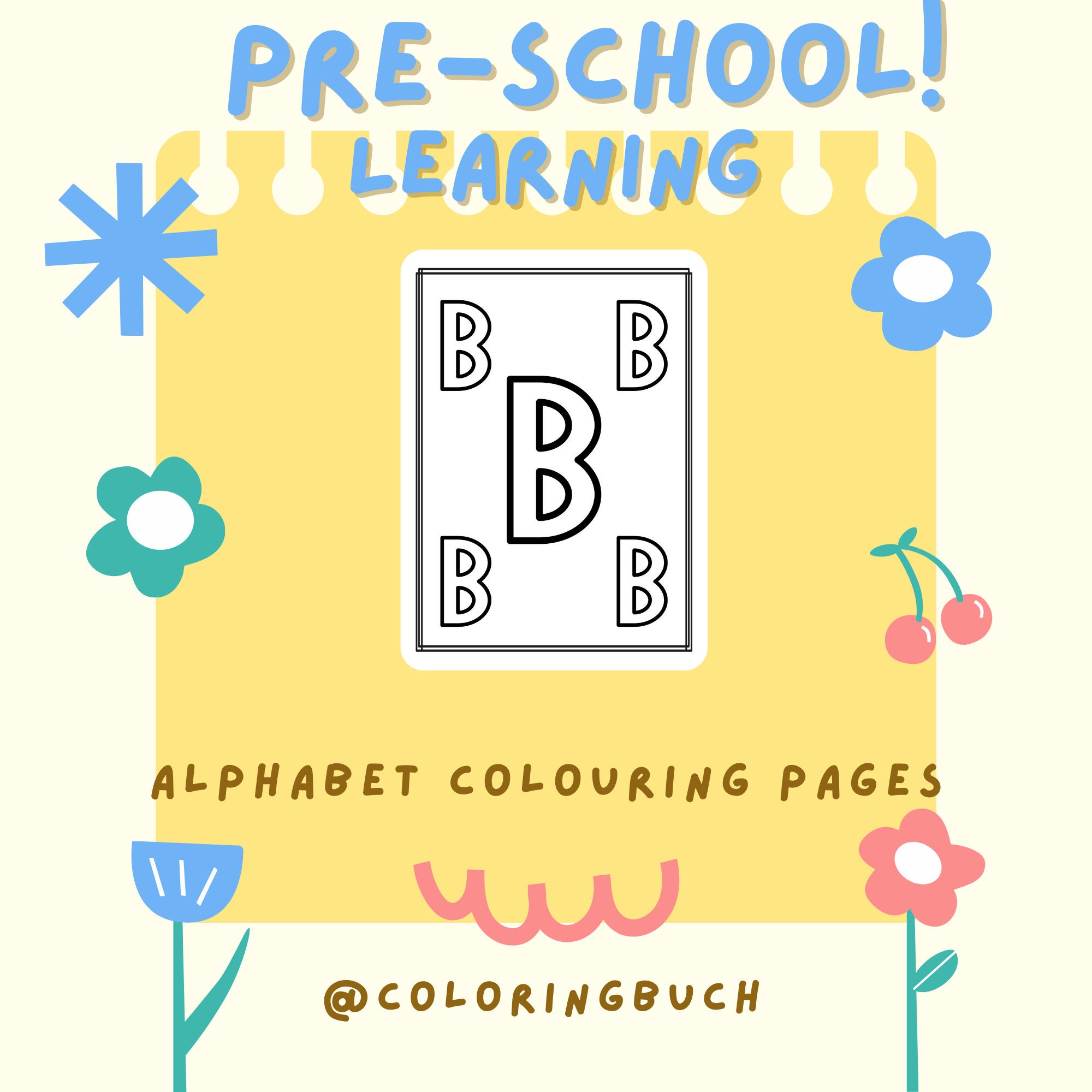 The Alphabet Coloring Book Letter Recognition preschool Worksheets ABC ...