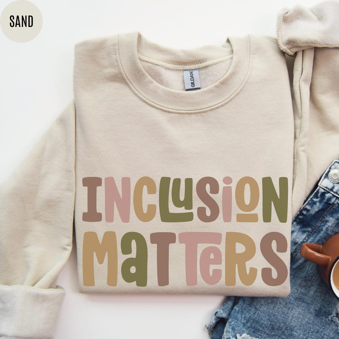 Inclusion Matters Autism Sweatshirt for Autism Mom, Coquette Bow ...