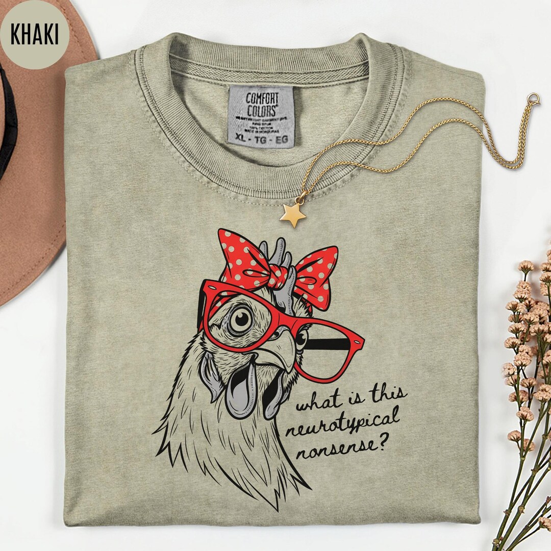 Neurotypical Nonsense, Sarcastic Shirt for Autistic Adult, Funny Autism ...