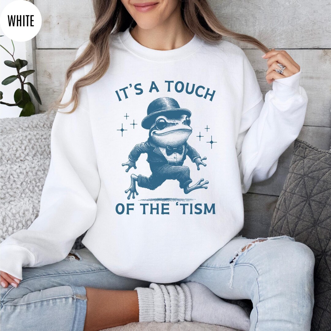 Autism Awareness Frog Shirt, Mental Health Sweatshirt for Autism ...