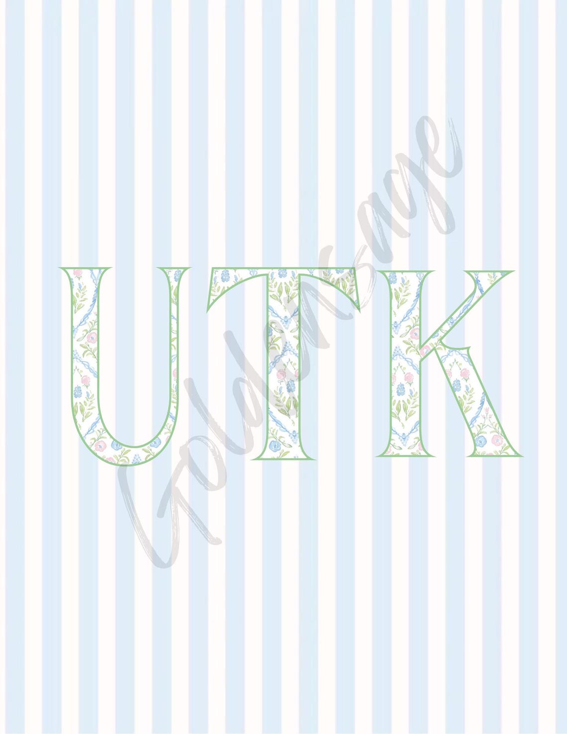 College Prints UTK Wall Art Tennessee Prints UTK Dorm Decor Tennessee Wall Art Floral Dorm Decor ...