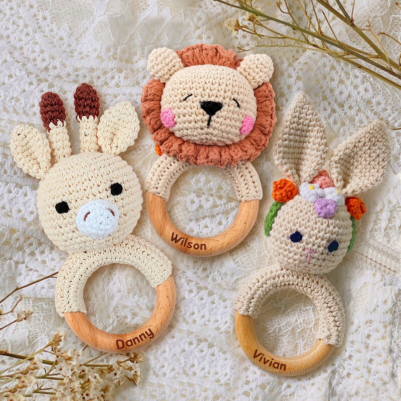 Crochet Baby Rattle - Etsy