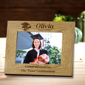 Picture Frames Personalized Graduation Gifts Photo Frame for Her Him ...