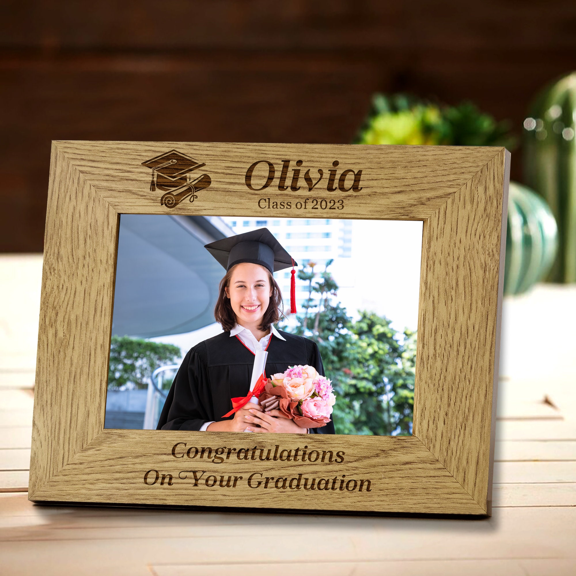 Picture Frames Personalized Graduation Gifts Photo Frame for Her Him ...