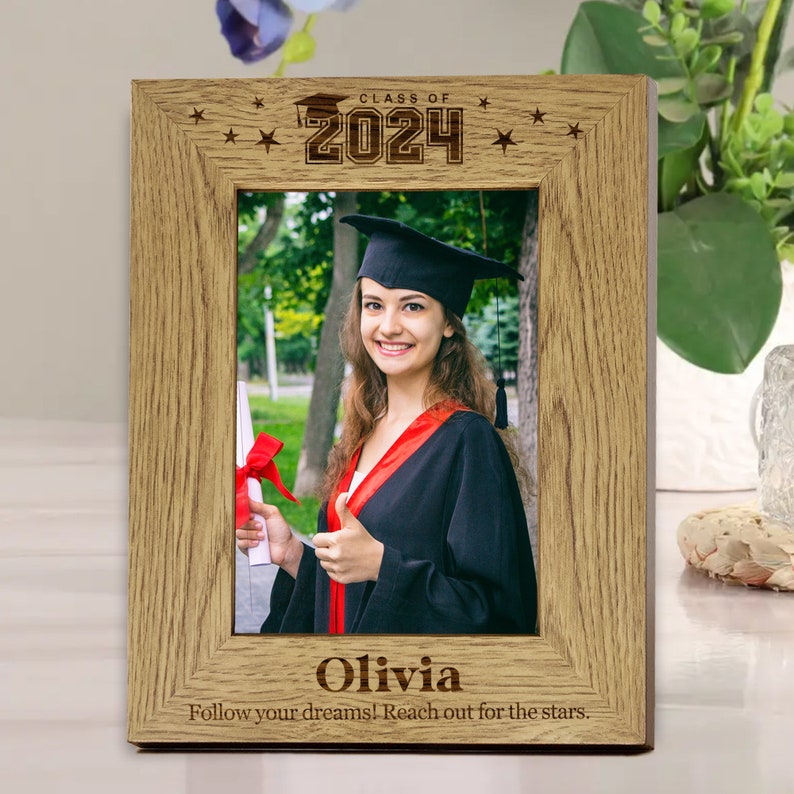 Picture Frames Personalized Graduation Gifts Photo Frame for Her Him ...