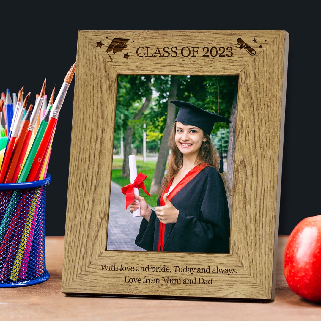 Picture Frames Personalized Graduation Gifts Photo Frame for Her Him ...