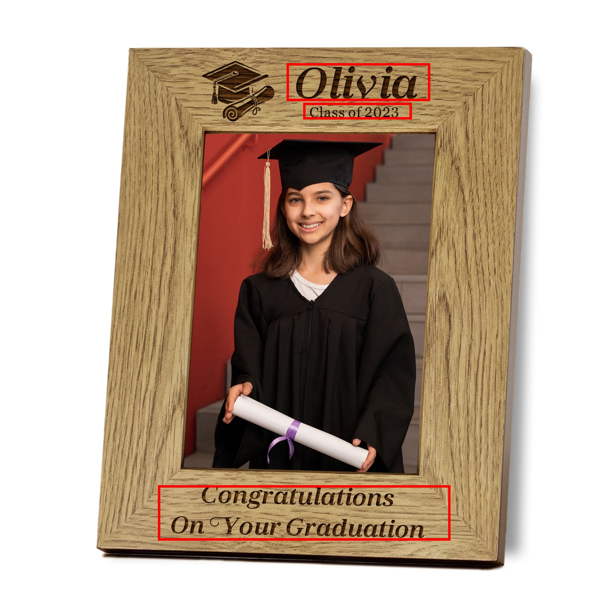 Picture Frames Personalized Graduation Gifts Photo Frame for Her Him ...