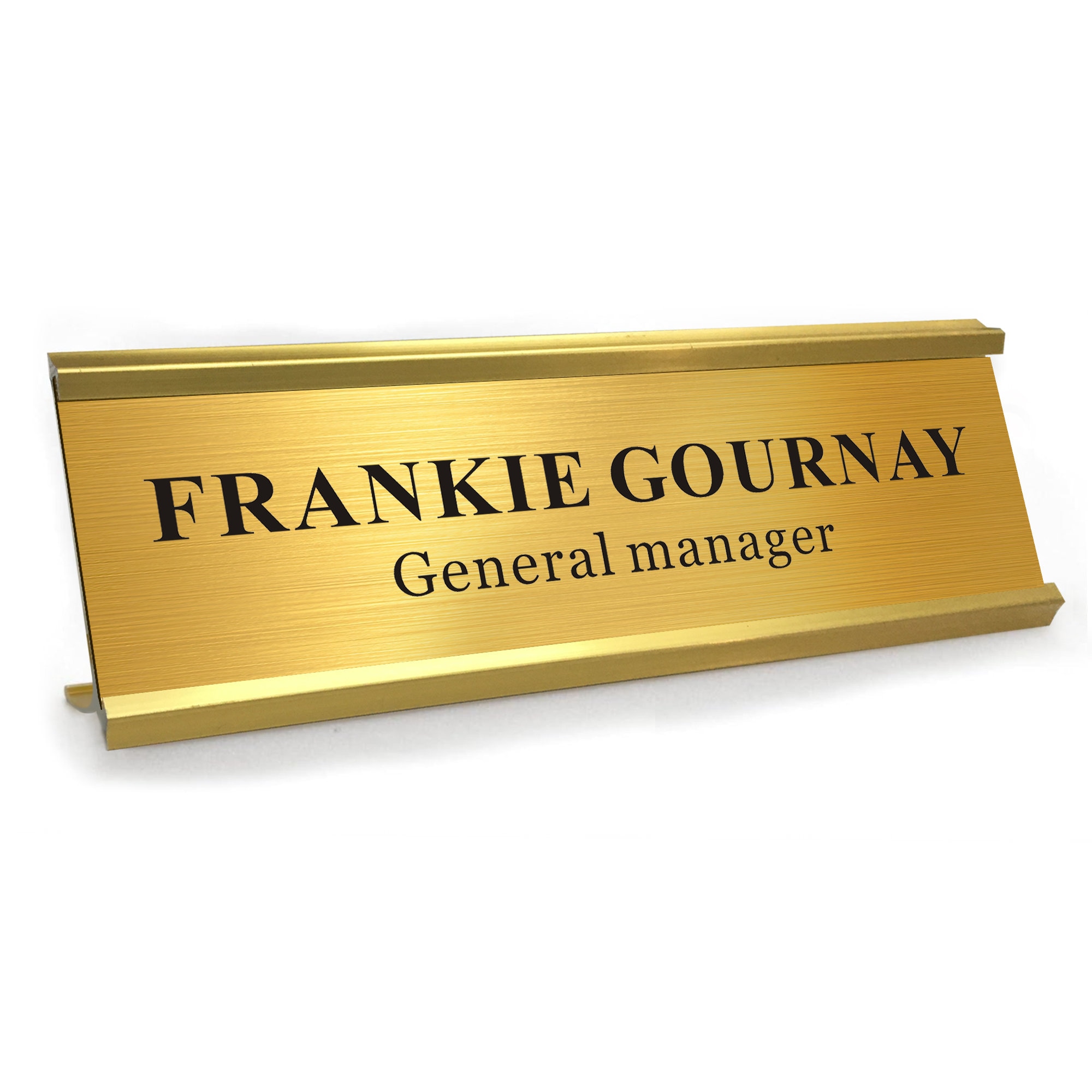 Personalized Office Name Plate for Desk 2.5 X 7 Custom Engraved Name ...