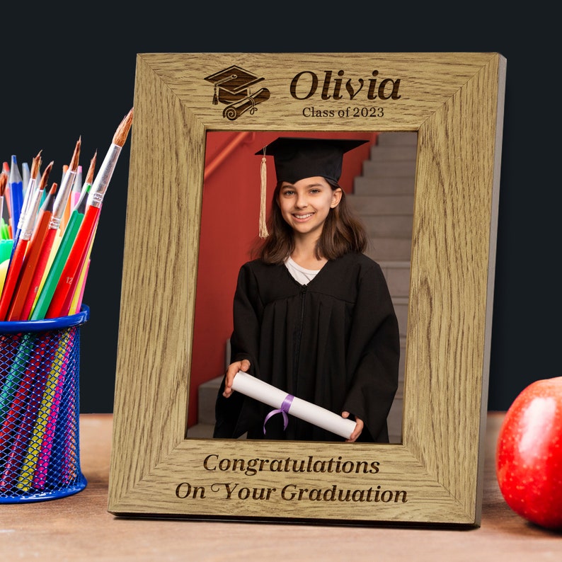 Picture Frames Personalized Graduation Gifts Photo Frame for Her Him ...