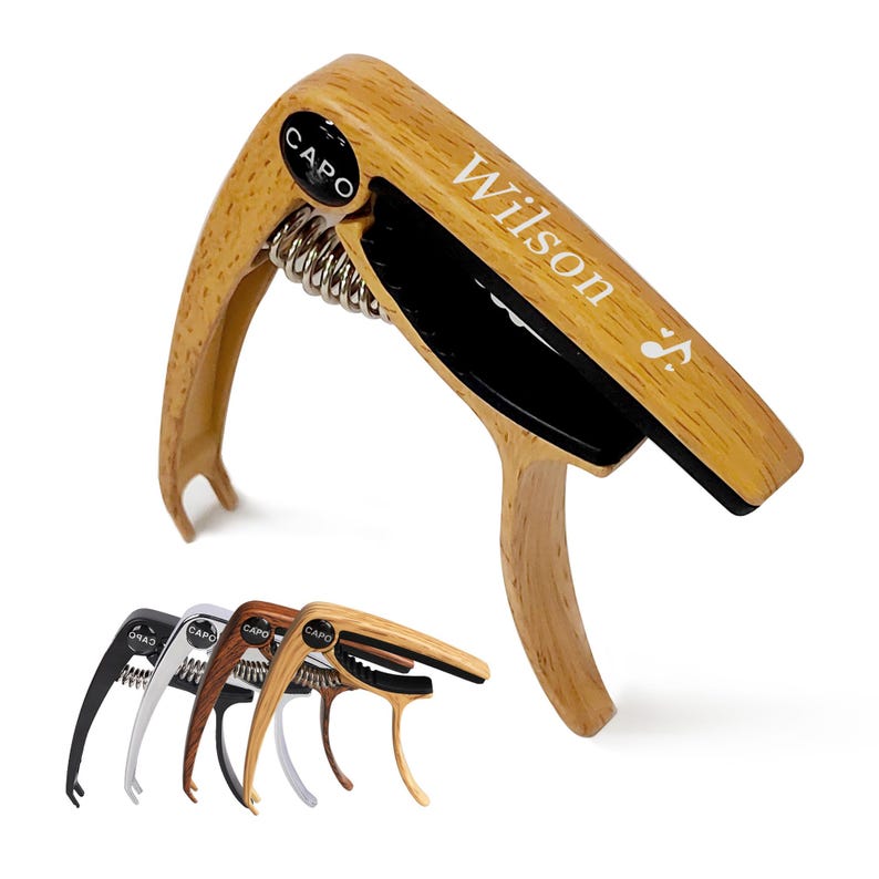 Personalized Metal Guitar Capo: Engraved Custom Music Gift - Etsy