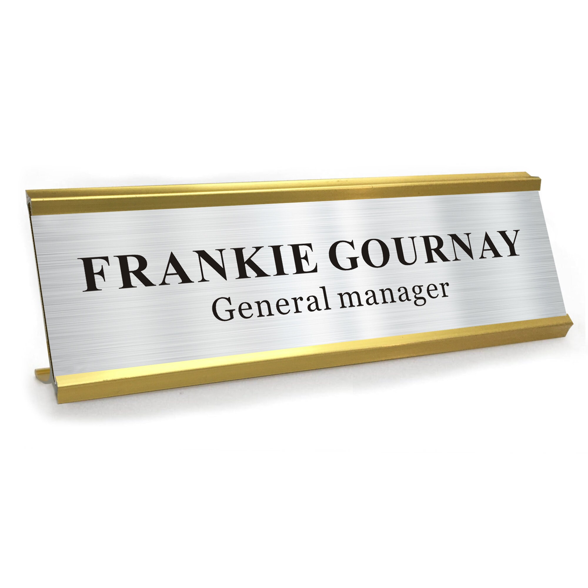 Personalized Office Name Plate for Desk 2.5 X 7 Custom Engraved Name ...