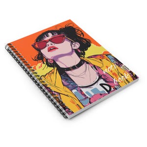 Spiral Notebook Ruled Line Etsy