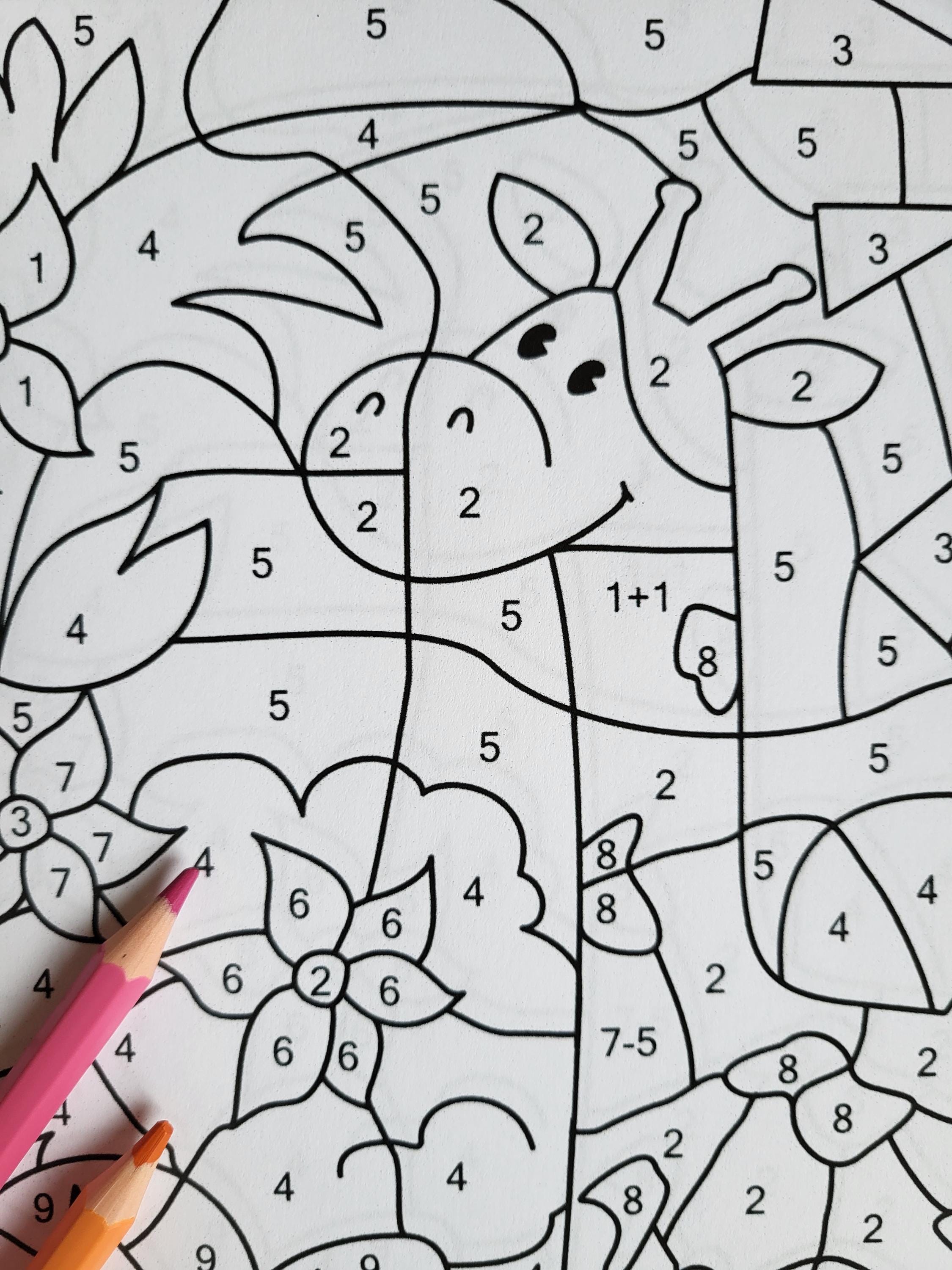 Printable Kids Activity Sheets: Cute Color by Number Preschool ...