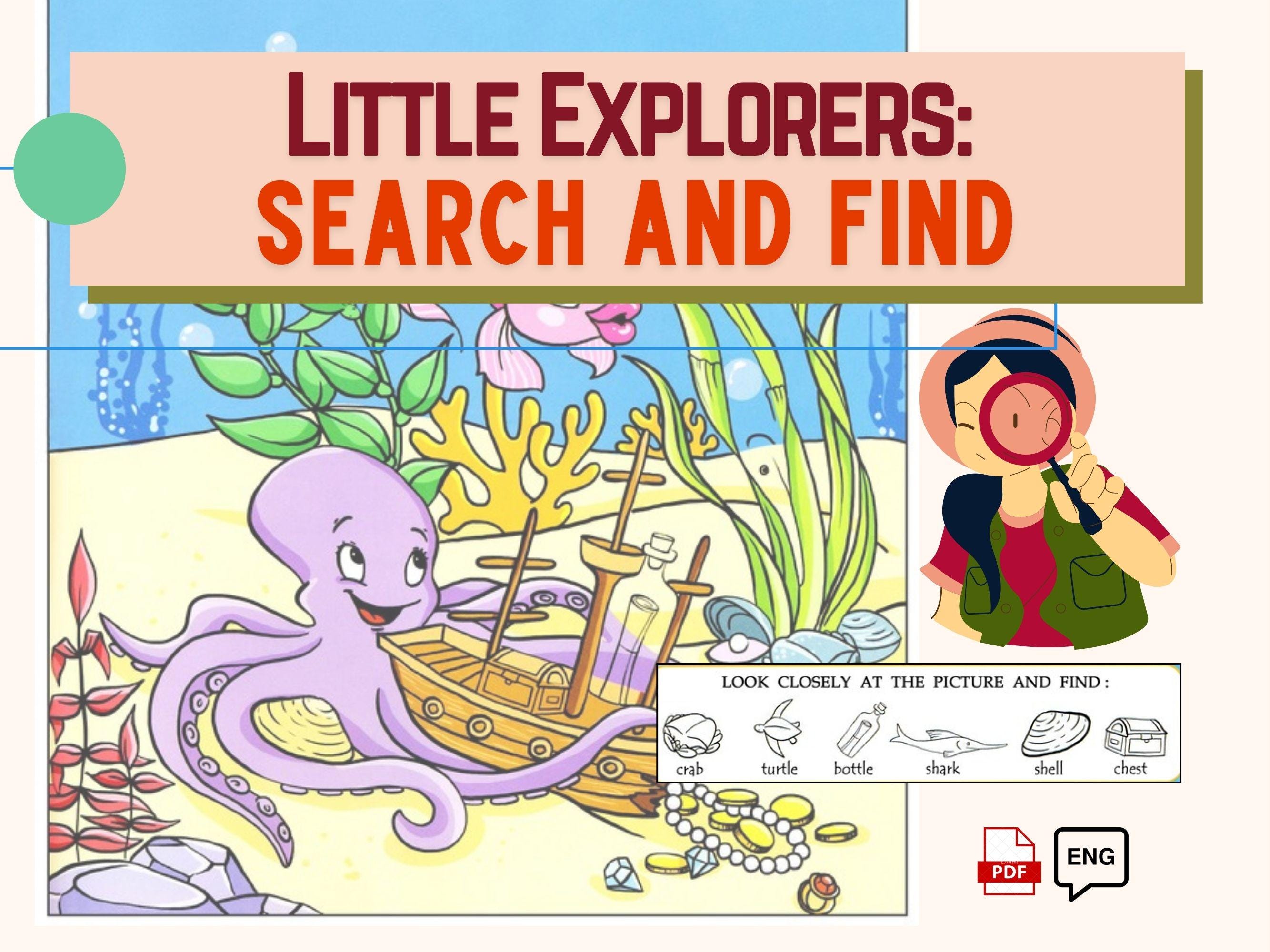 Search and Find Game: Hidden Object Activity, Cute Hidden Pictures for ...