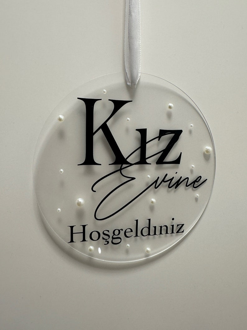 Gelin Evine Hosgeldiniz Door Sign, Reception Board, Welcome Board, Kiz ...