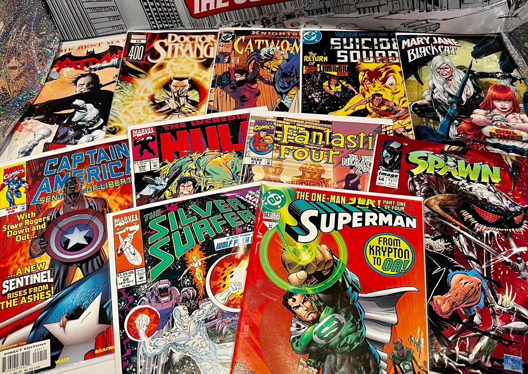 Mystery 5 Comic Books Grab Bag 5 Random Comics - Etsy