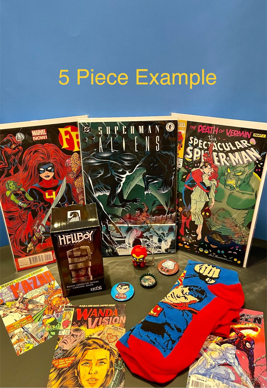 Mystery Loot Grab Bag Mystery Comic Books and Collectibles Great Gift ...