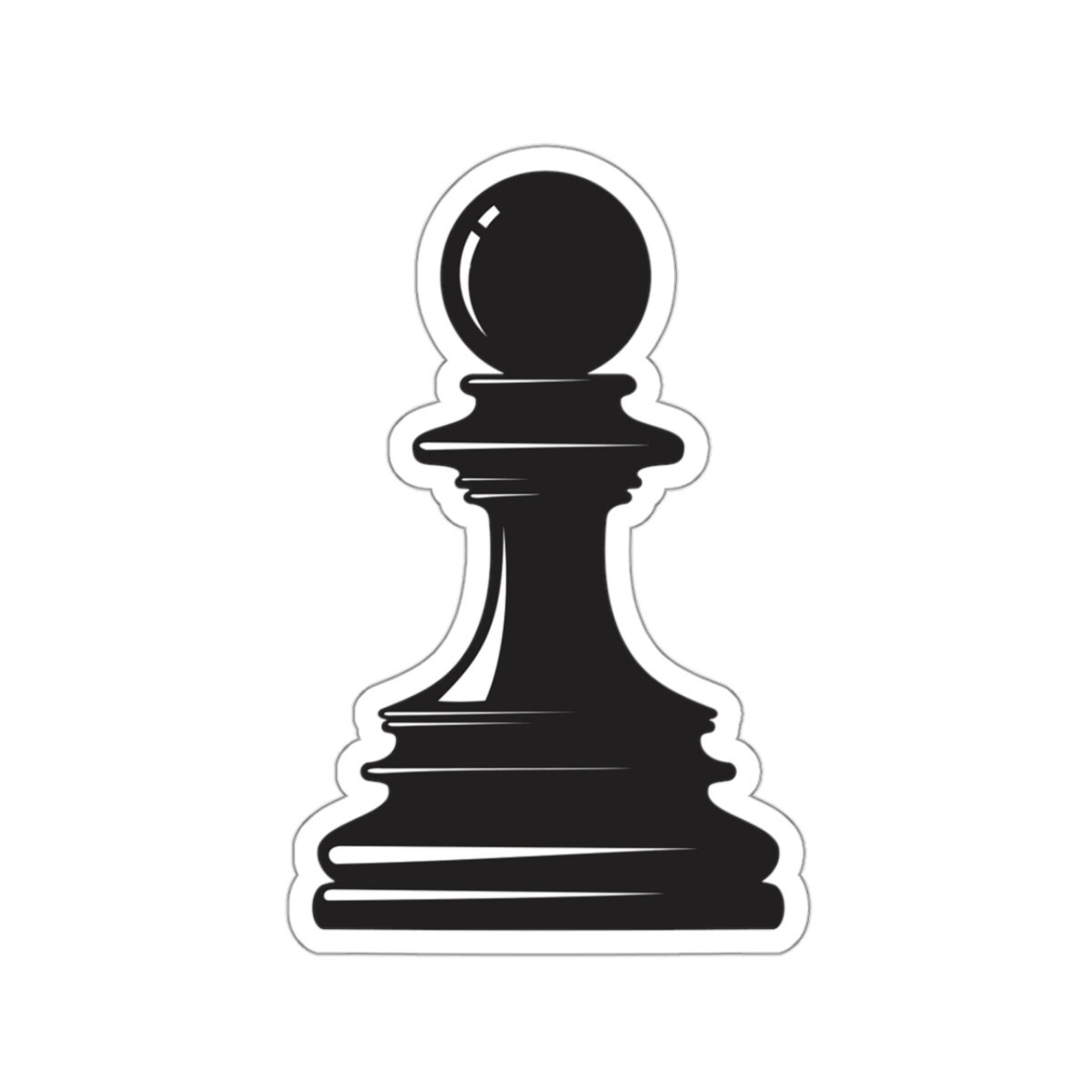Pawn Chess Piece Sticker - Etsy