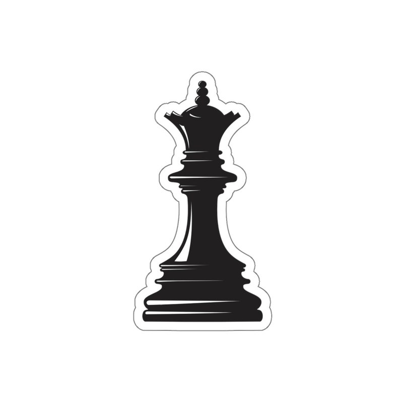 Queen Chess Piece Sticker - Etsy