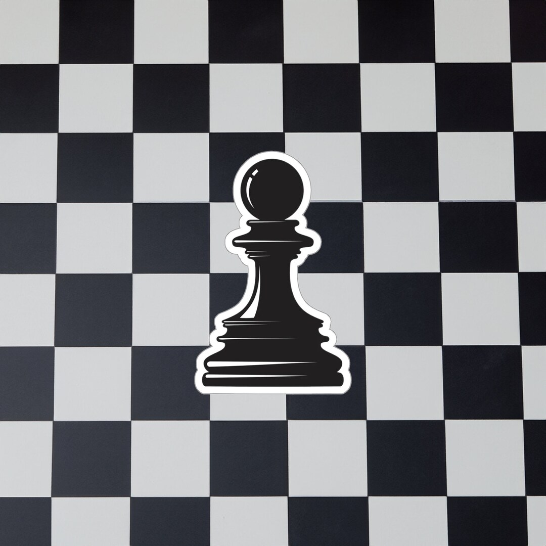 Pawn Chess Piece Sticker - Etsy