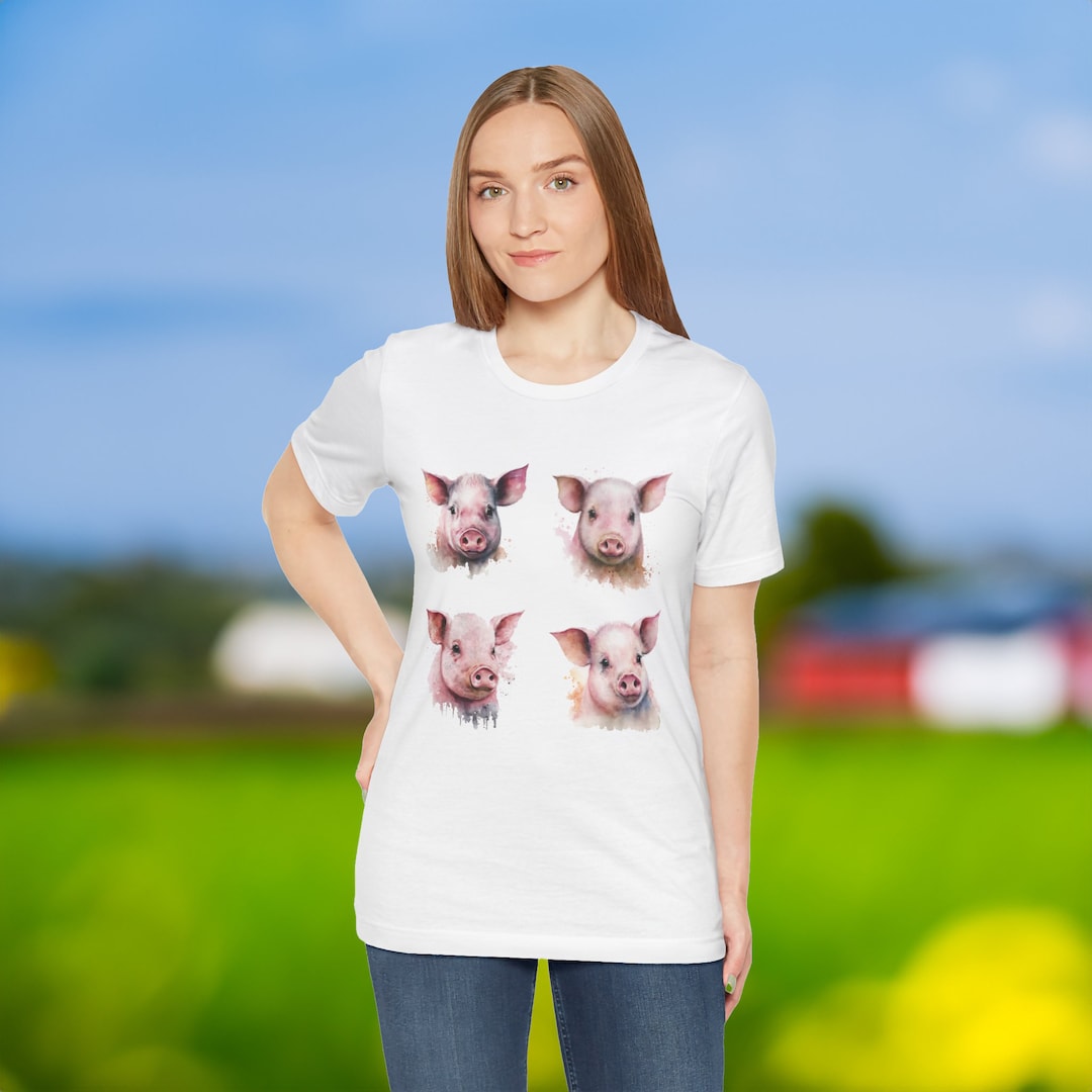 Four Pigs Shirt, Muddy Pigs Shirt, Cute Pigs Shirt, Pig Lover Shirt ...