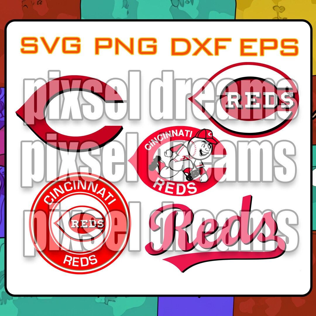 Cincinnati Redss SVG PNG, Svg Sports Files, Svg for Cricut, Clipart, Baseball Cut File, Layered ...