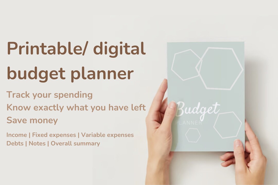 Digital Budget Planner, Finance Tracker, Finance Planner, Printable ...
