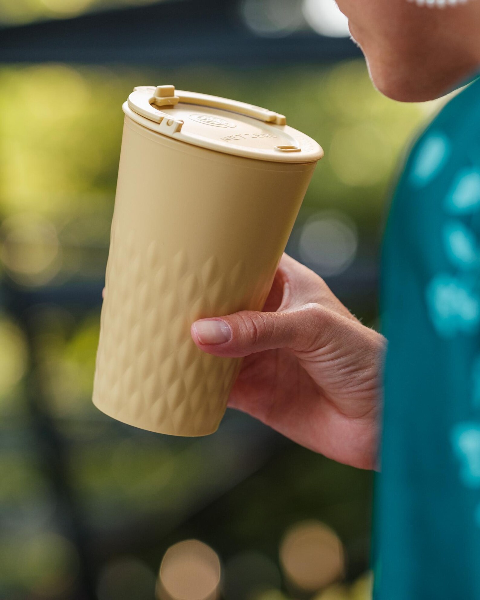 Net Zero Cup Plant Based, Sustainable, BPA Free and Reusable Coffee Cup (16oz / 420ml) - Lemon ...