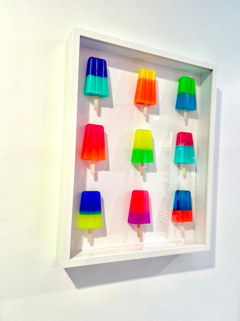 Popsicle Resin Wall Art - Etsy