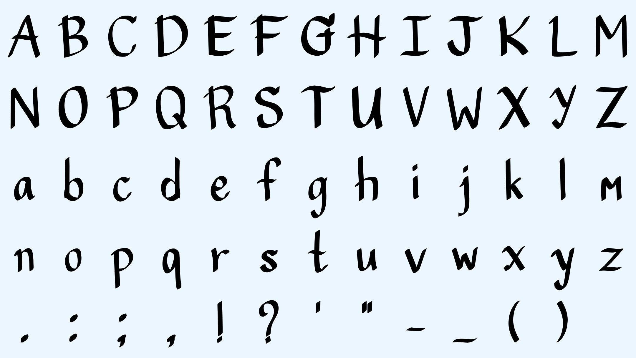 Arabica Handwritten Font Digital Download Otf and Ttf File ,moroccan ...