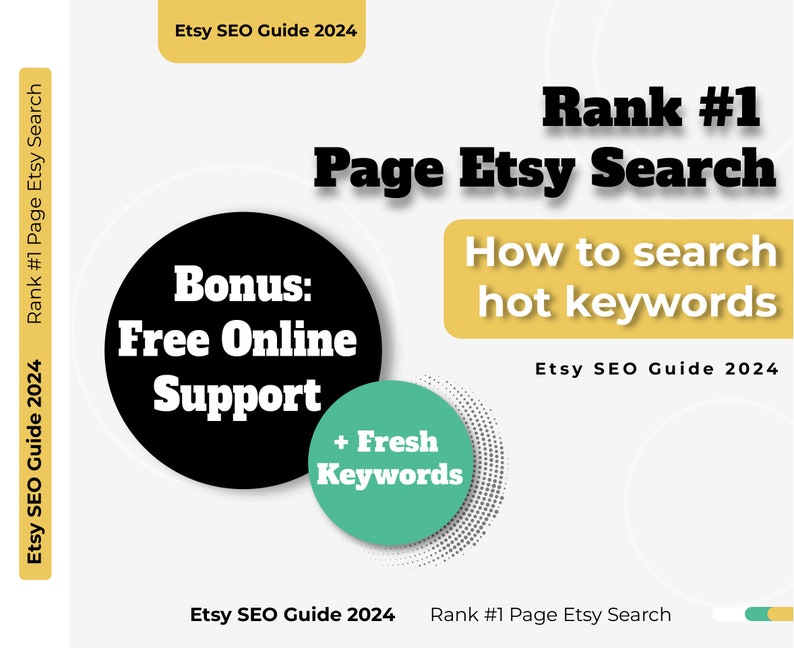 Rank 1st on Etsy Search Page, Etsy SEO Guide 2024, Etsy Keywords ...