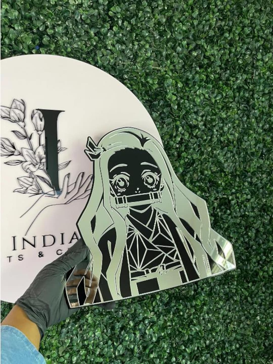 Acrylic Mirror | Anime Acrylic Mirror | Hanging Mirror | 3D Acrylic ...