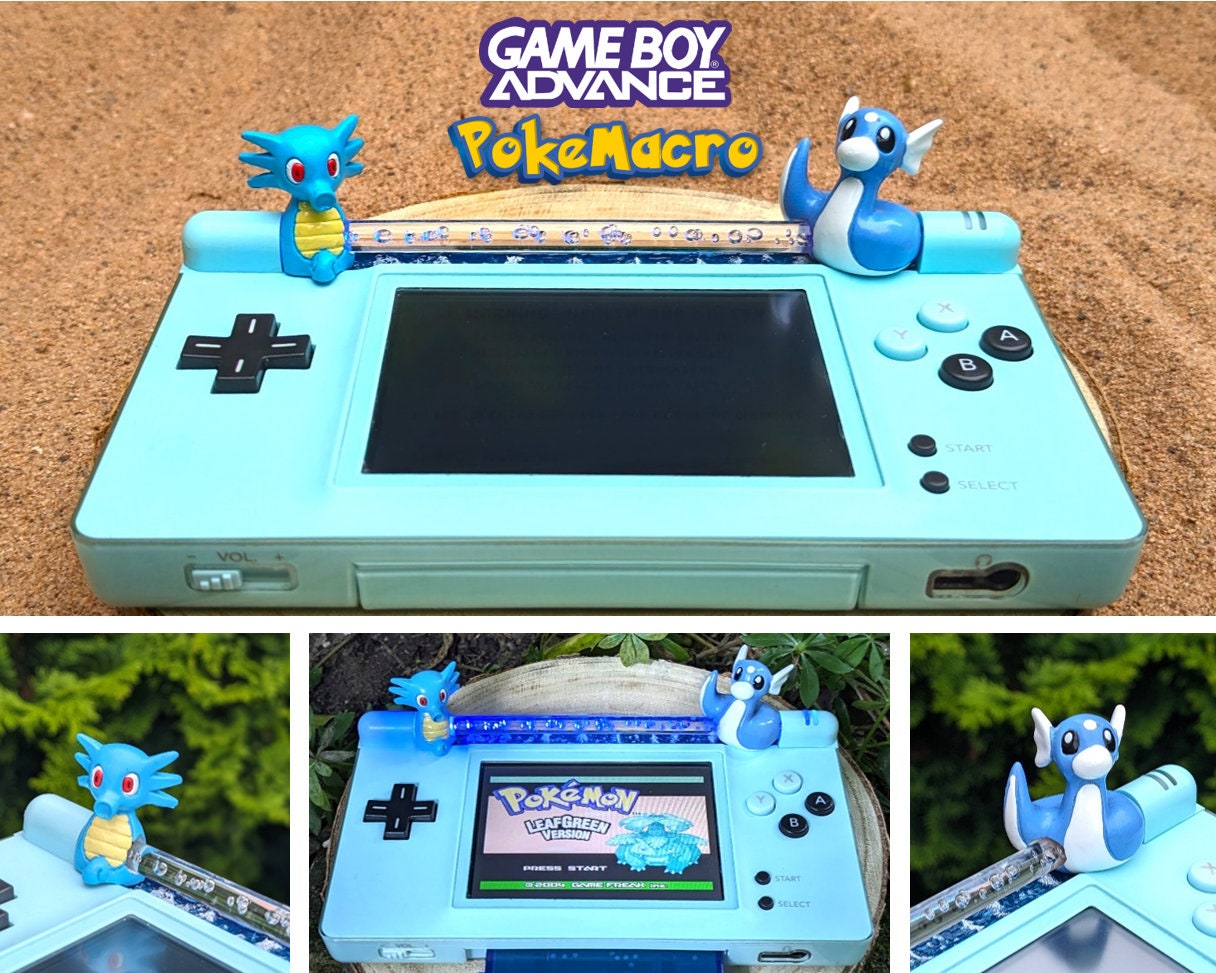 Gameboy Macro With Pokemon Ocean Scene Horsea and Dratini Pokemacro ...