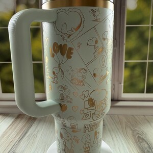 Custom Laser Engraved Snoopy Stanley 40oz Tumbler - Etsy