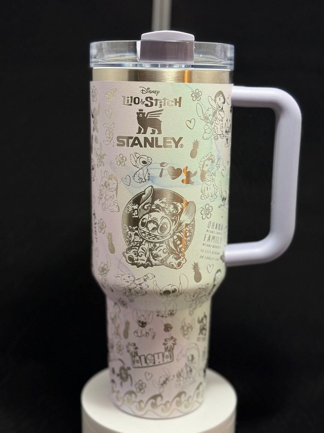 Stanley | Disney | Ohana | Lilo | Stitch| Custom | Laser Engraved ...