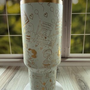 Custom Laser Engraved Snoopy Stanley 40oz Tumbler - Etsy