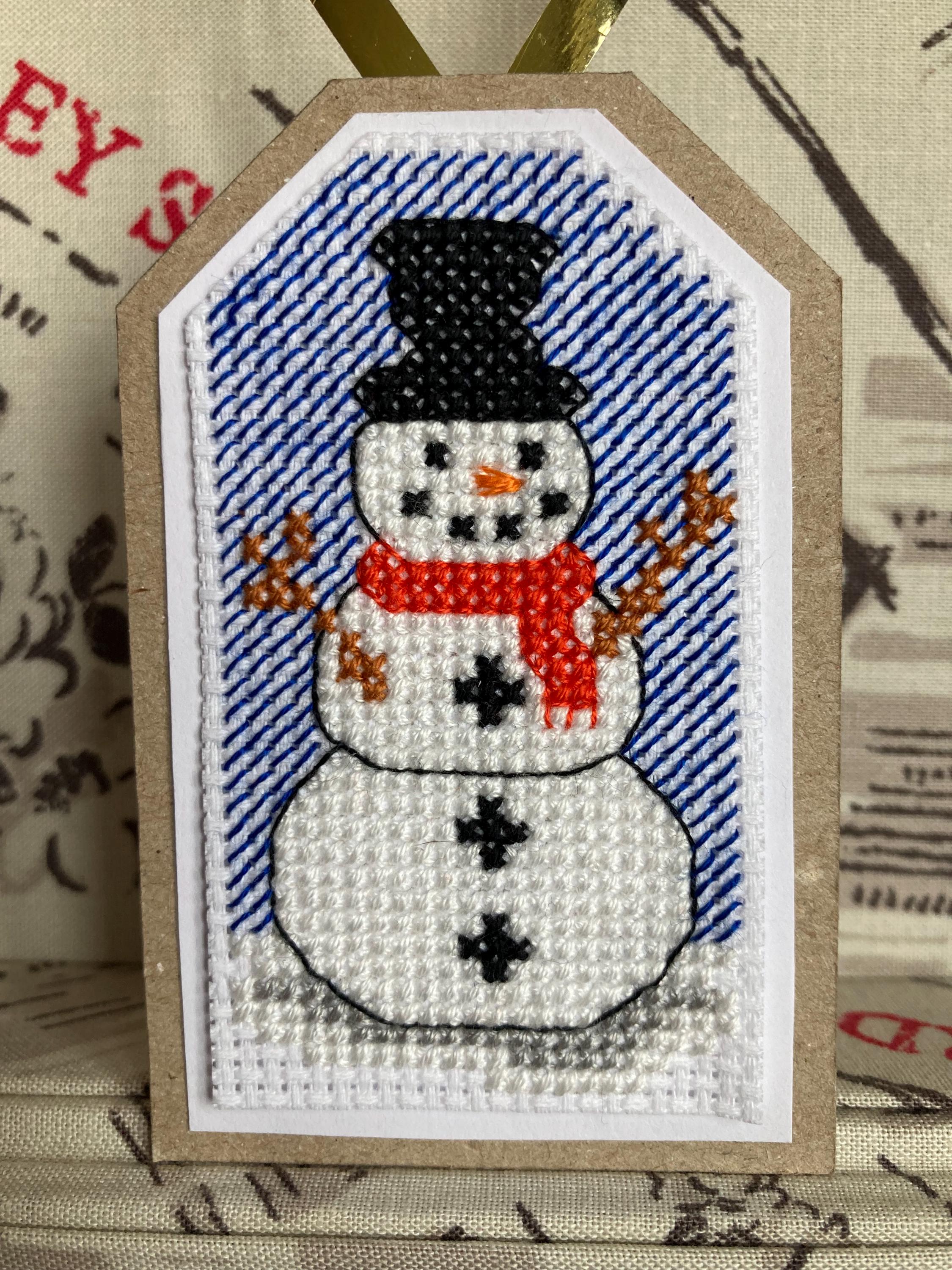 Christmas Gift Tag and Tree Decoration PDF Cross Stitch Patterns - Etsy