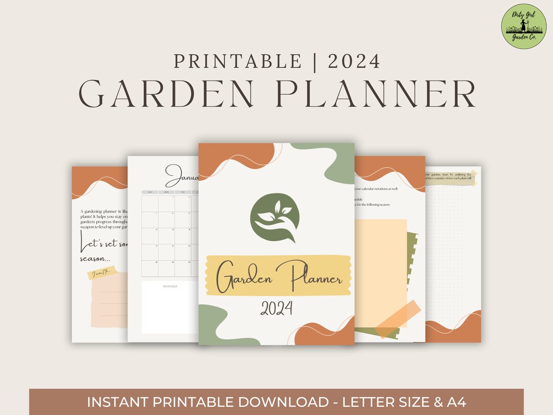 Gardening Planner Printable, Garden Planner, Plant Planner, Garden ...