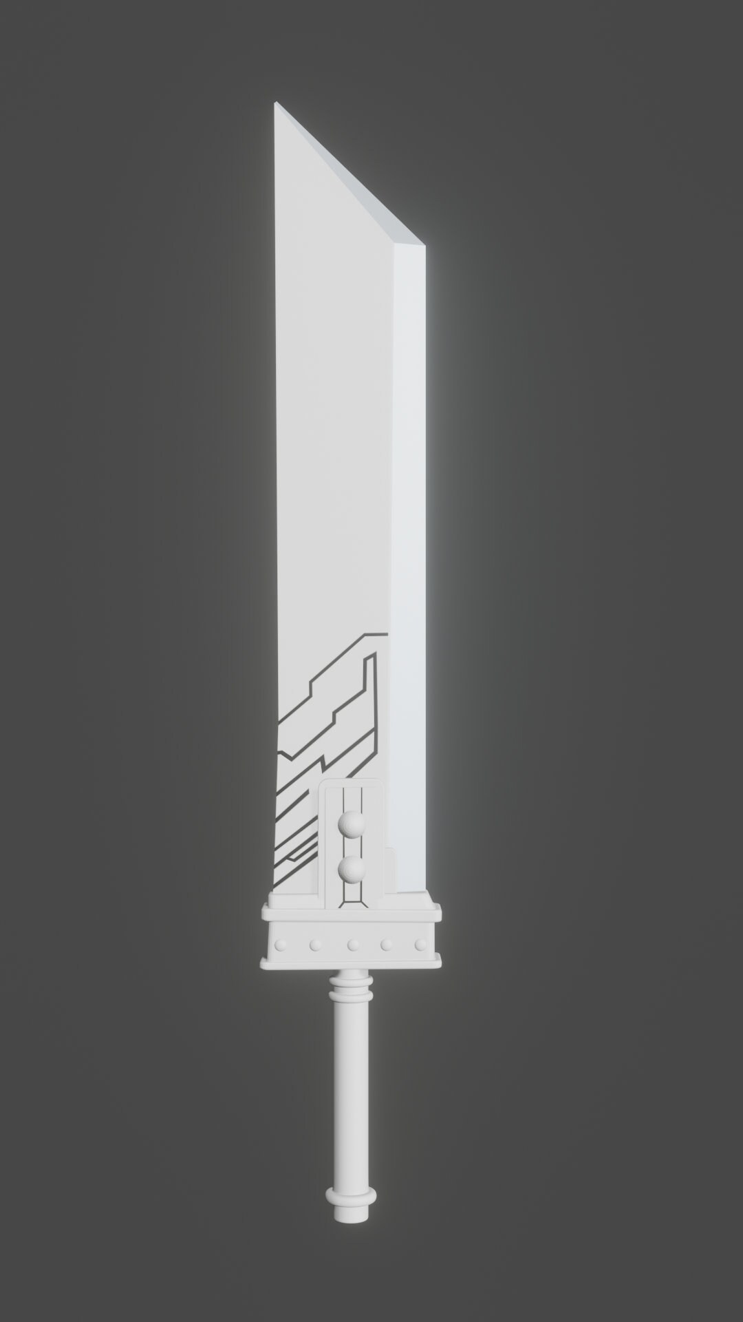 Final Fantasy Buster Sword STL - Etsy