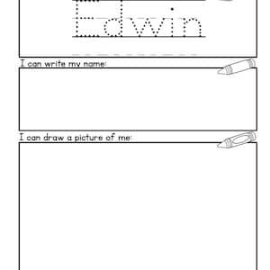 Personalized Name Tracing Printables- FUN and Engaging Learning for ...