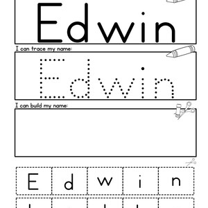 Personalized Name Tracing Printables- FUN and Engaging Learning for ...