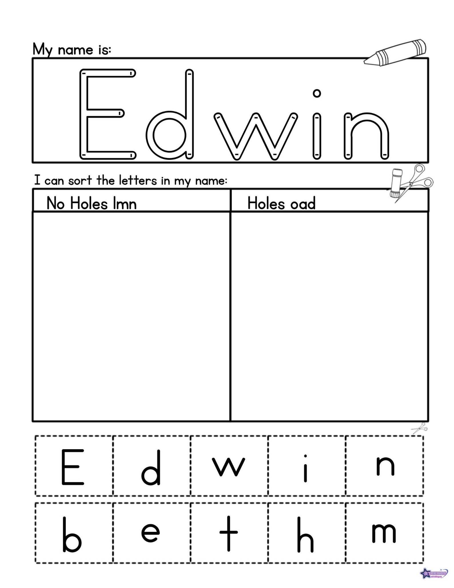 Personalized Name Tracing Printables- FUN and Engaging Learning for ...