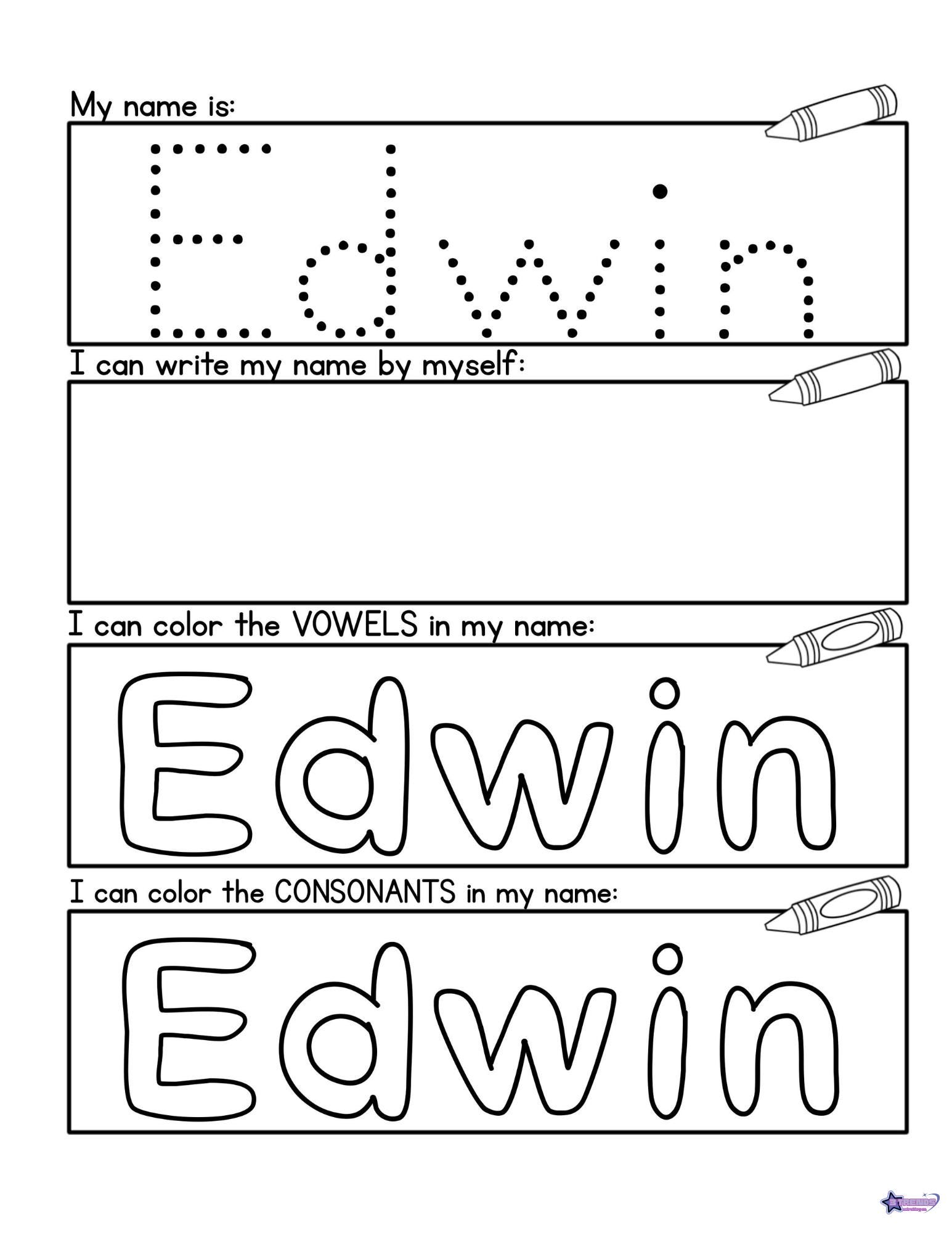 Personalized Name Tracing Printables- FUN and Engaging Learning for ...