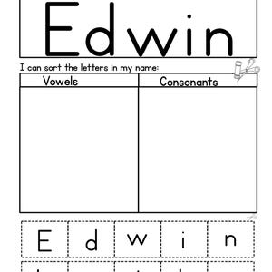 Personalized Name Tracing Printables- FUN and Engaging Learning for ...