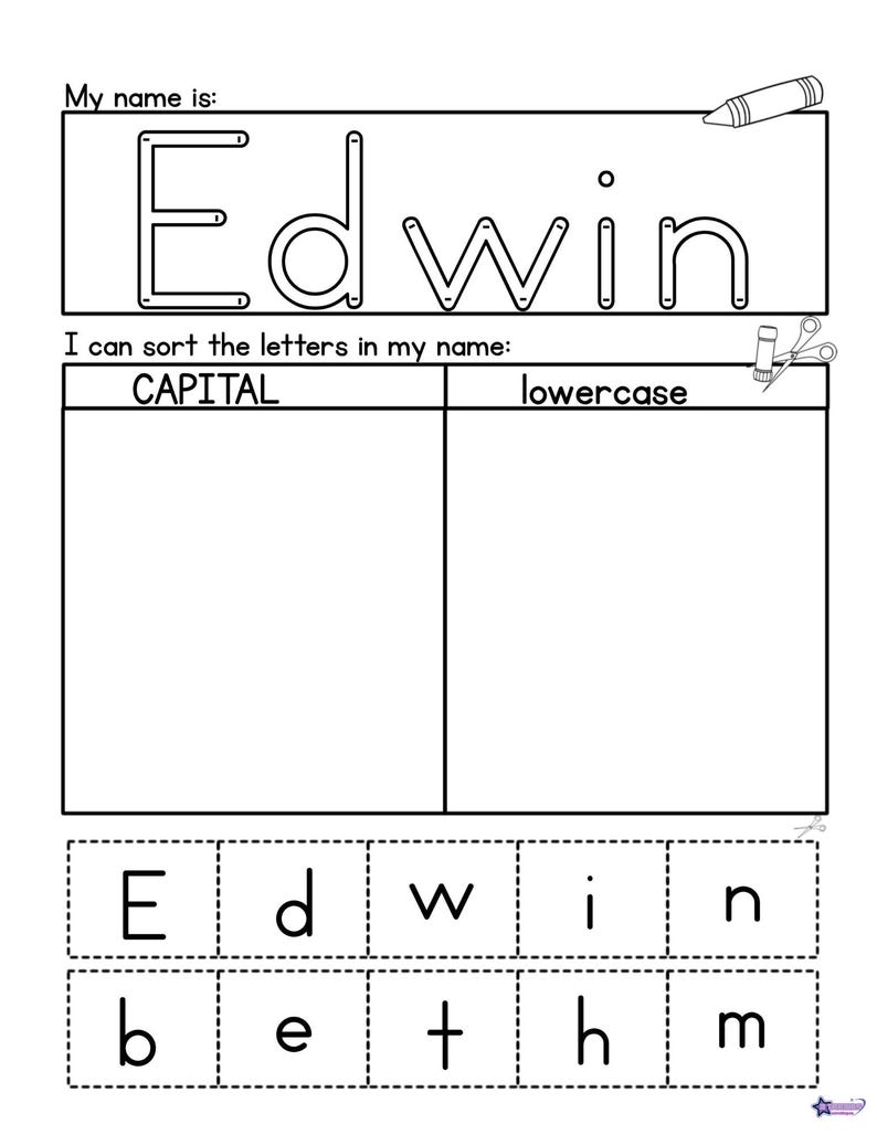 Personalized Name Tracing Printables- FUN and Engaging Learning for ...