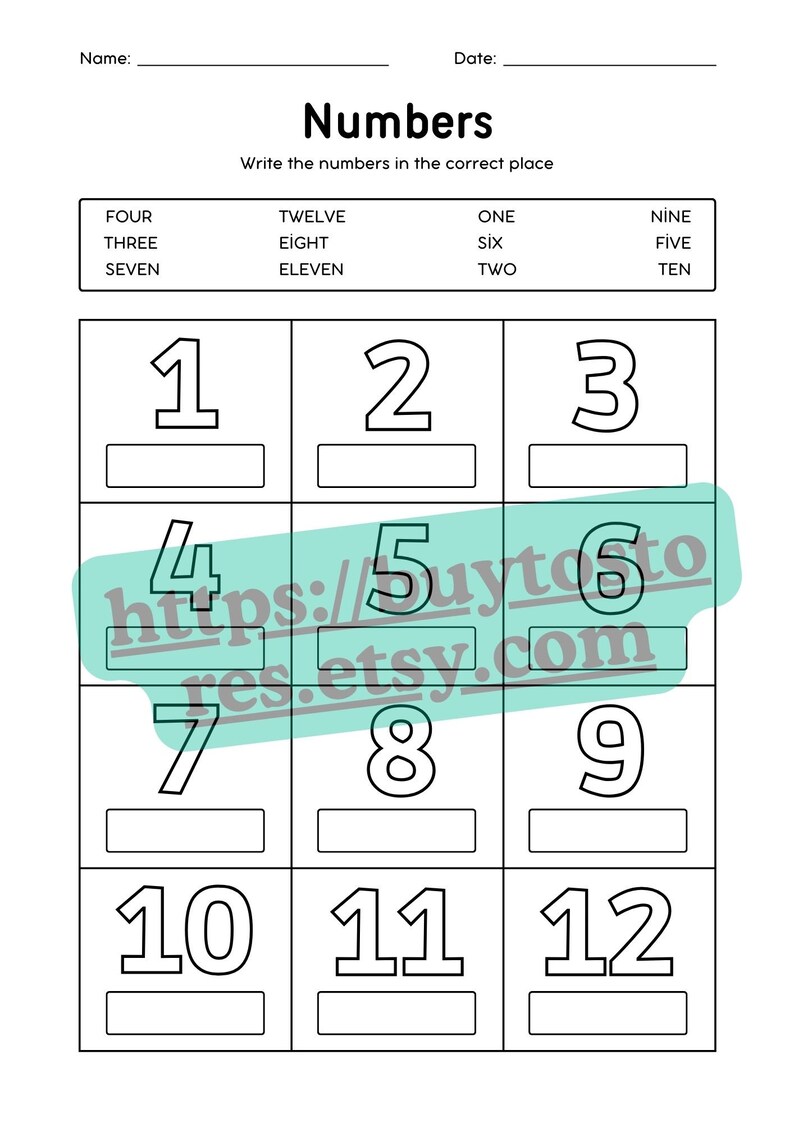 Monochromatic Numbers Vocabulary 6 PAGES Tracing Practice, Math Cards ...