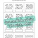 Monochromatic Numbers Vocabulary 6 PAGES Tracing Practice, Math Cards ...