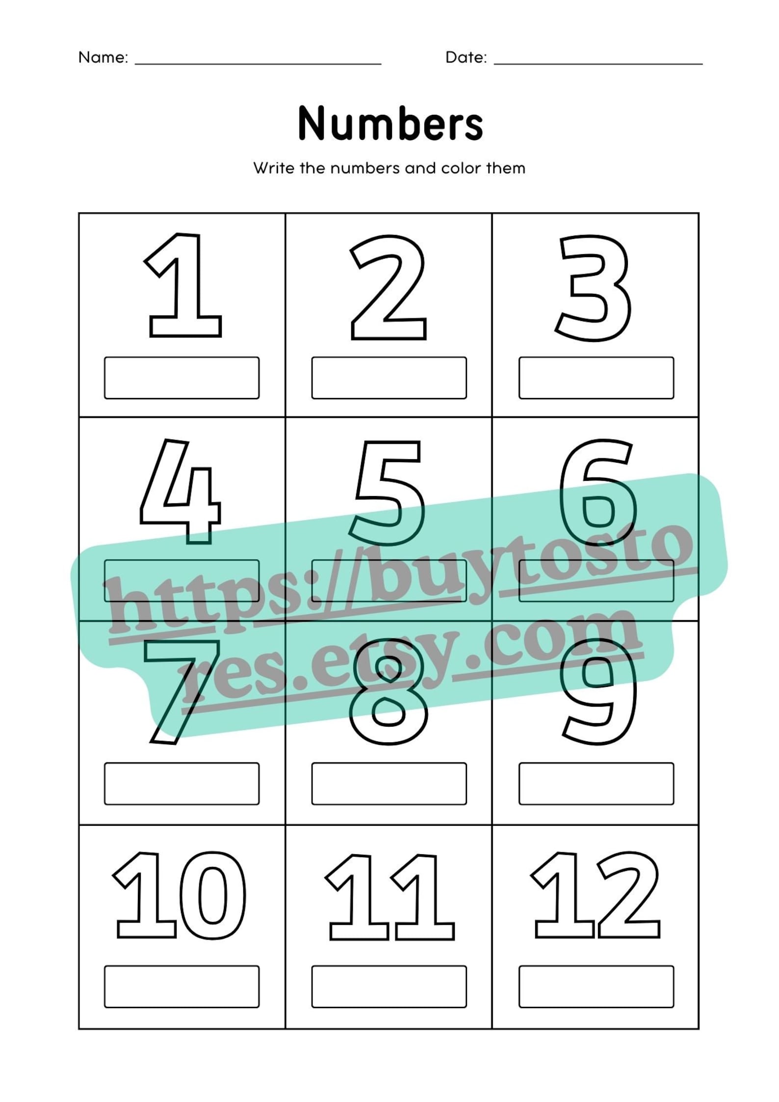Monochromatic Numbers Vocabulary 6 PAGES Tracing Practice, Math Cards ...