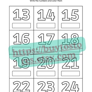 Monochromatic Numbers Vocabulary 6 PAGES Tracing Practice, Math Cards ...