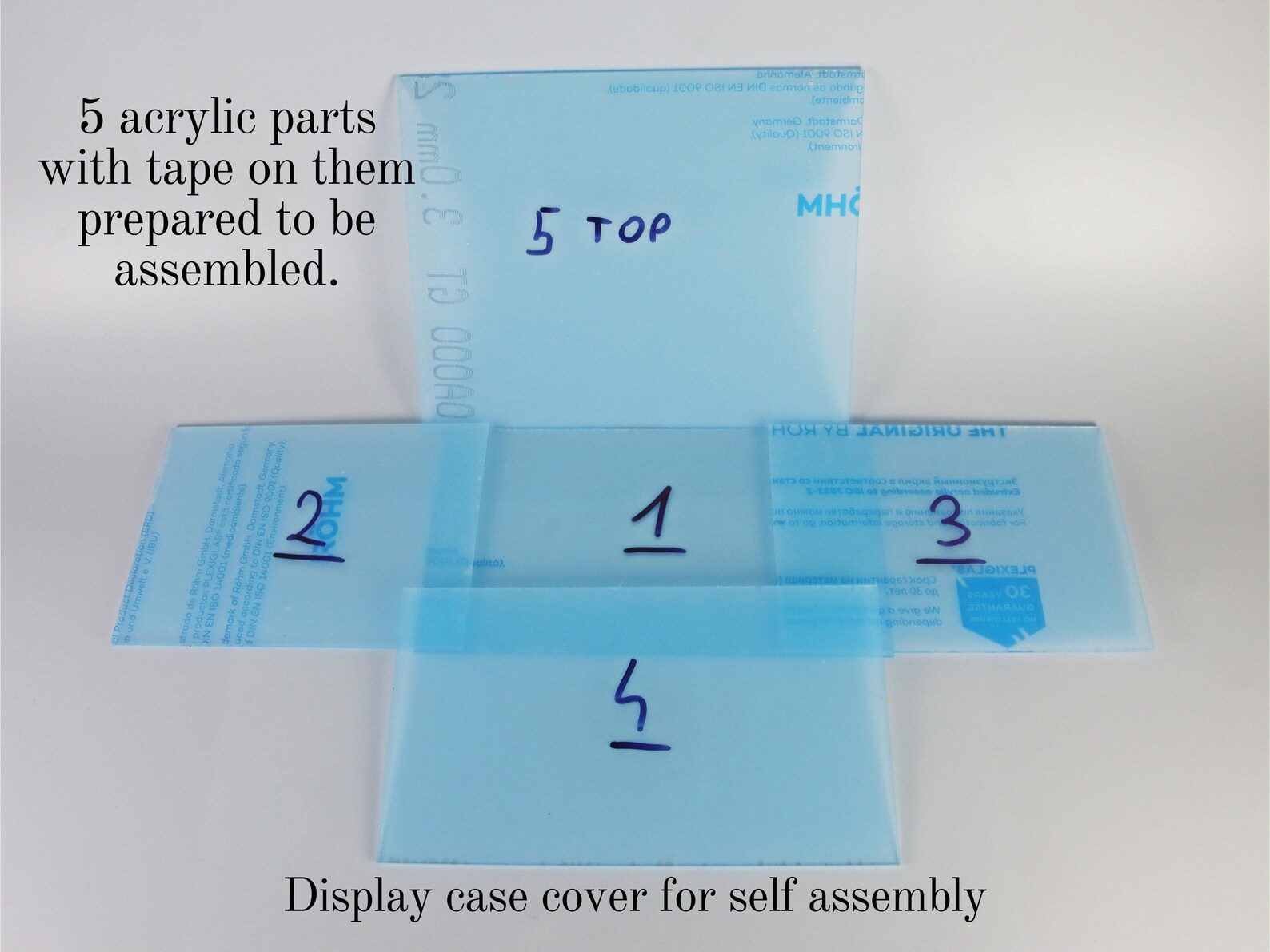 DIY. Display Case Cover Parts for SELF ASSEMBLY. - Etsy